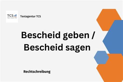 Das eine das andere groß oder klein Textagentur TCS
