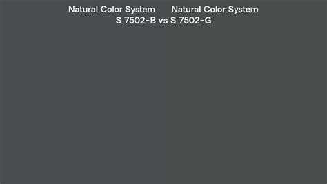 Natural Color System S B Vs S G Side By Side Comparison