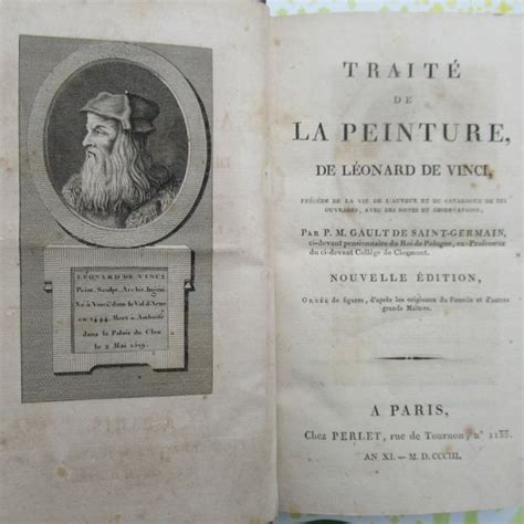 Leonardo De Vinci P M Gault De Saint Germain Trait De Catawiki