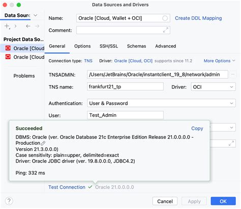 Connect To Oracle Cloud By Using Wallet And Oci Intellij Idea