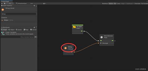 unity可视化编程visual scripting学习笔记2：说你好（hello world） csdn博客