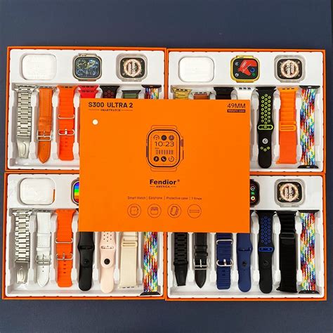 2023 New S300 Ultra 7 In 3 Smart Watch S100 Ultra 7 In 1 Straps Serie 9