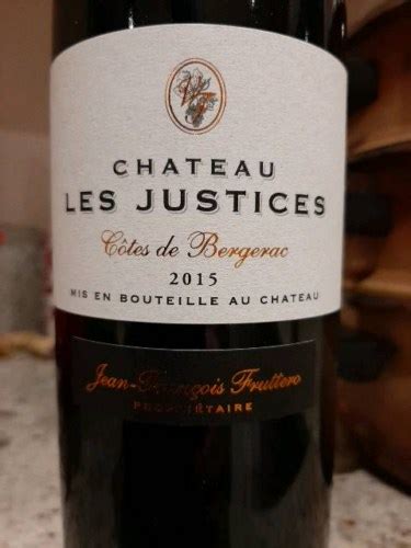 Ch Teau Les Justices C Tes De Bergerac Vivino Us