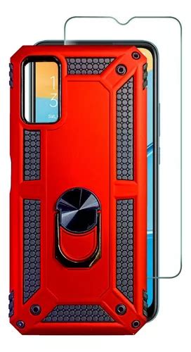 Mica Funda Rudo Con Anillo Para Zte Blade L9