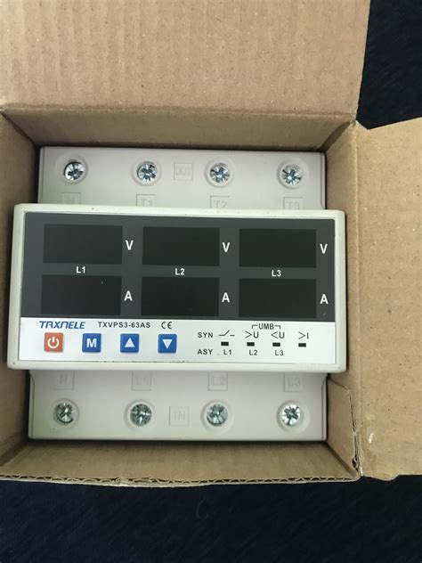 XPR3SS Taxnele 100A Three Phase SYN ASYNC Voltmeter Adjustable Over