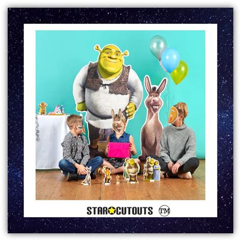 Fun Shrek Cardboard Cutouts And Masks