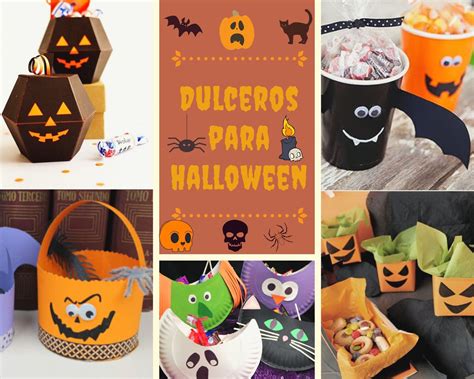 Bonitos y Fáciles Dulceros para Halloween