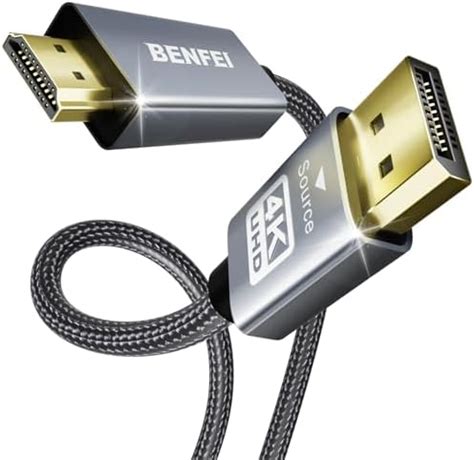 BENFEI DisplayPort To HDMI DP To HDMI 3 Meter Cable Compatible With HP