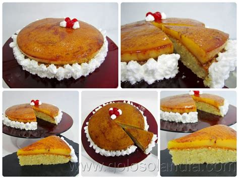 Tarta de tocinillo Golosolandia Recetas y vídeos de postres y tartas