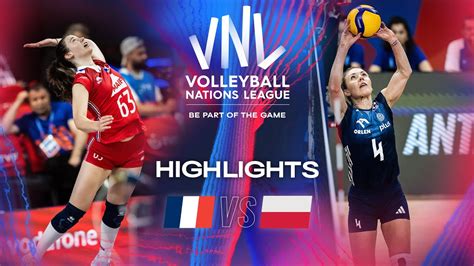 FRA Vs POL Highlights Week 1 Women S VNL 2024