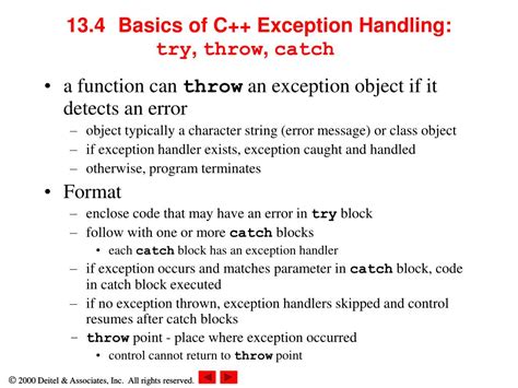 ppt chapter 13 exception handling powerpoint presentation free download id 2953844