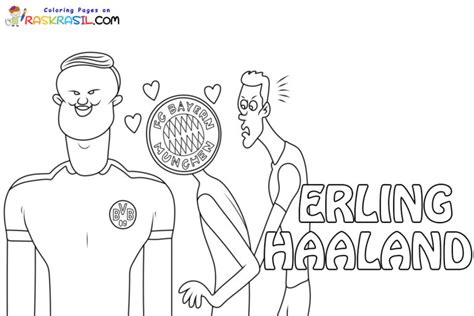 Desenhos De Erling Haaland Para Colorir