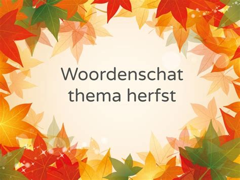 Woordenschat Thema Herfst Gratis Online Spellen Voor Kleuters 5 6 Jr