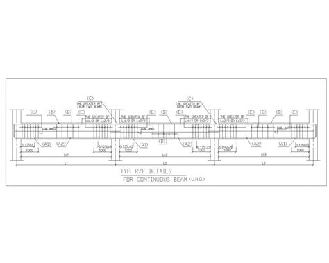 Continuous Beam Beam Reinforcement Details Dwg Infoupdate Org