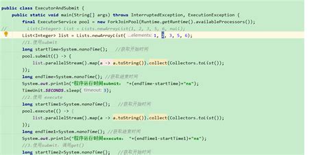 通过threadpoolexecutor与forkjoinpool比较，分别对比其execute ，submit 等方法提交线程池任务的区别，来深入理解线程池及并发编程 java