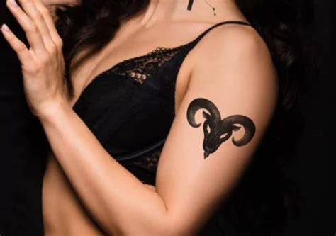 Tatouage signe astrologique bélier 50 inspirations tendances