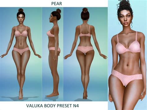 The Sims Resource Patreon Valuka Body Preset N4 Sims 4 Body