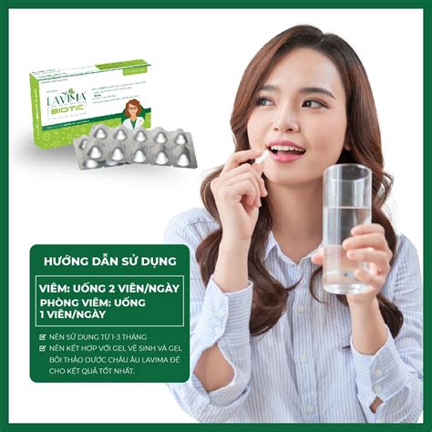 Mua Viên Uống Phụ Khoa Men Vi Sinh Vùng Kín LAVIMA BIOTIC 20 Viên