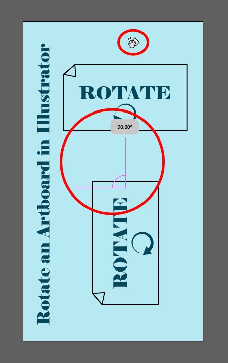 How To Rotate An Artboard In Adobe Illustrator