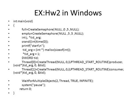 Project Synchronization Functions In Windows Handle Winapi