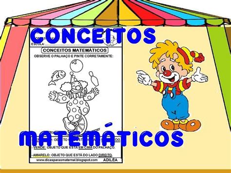 CONCEITOS MATEMÁTICOS EDUCAÇÃO INFANTIL Espaço Maternal