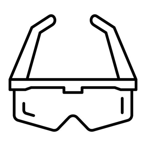 Premium Vector Safety Glasses Icon