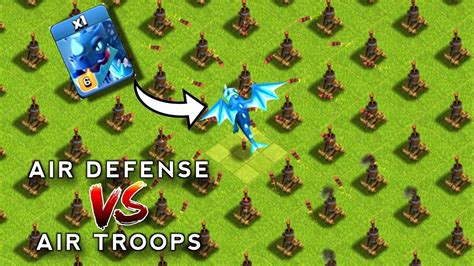 Air Troops Vs Air Defense Clash Of Clans Clans Clashofclans