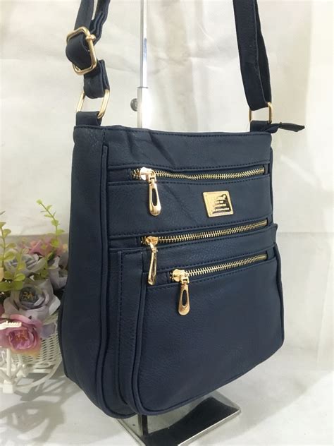 Bolsa Feminina Tiracolo Transversal Ziper Pronta Entrega R