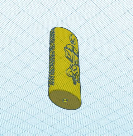 Fichier STL Etui à briquet Bic Mandalorian Objet imprimable en 3D à