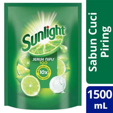 Jual SUNLIGHT PENCUCI PIRING LIME REF 1500ML Shopee Indonesia