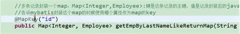 mybatis中注解 mapkey的使用详解 mybatis mapkey csdn博客