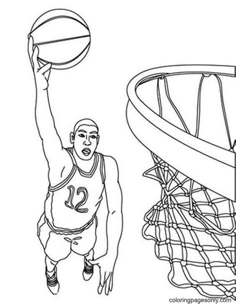 Awesome Michael Jordan Coloring Page Free Printable Coloring Pages For