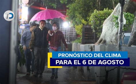Clima en CdMx hoy 6 de agosto 2022 por alcaldía Telediario México