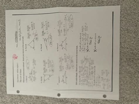 Solution Kuta Software Infinite Algebra Law Of Sines Worksheet