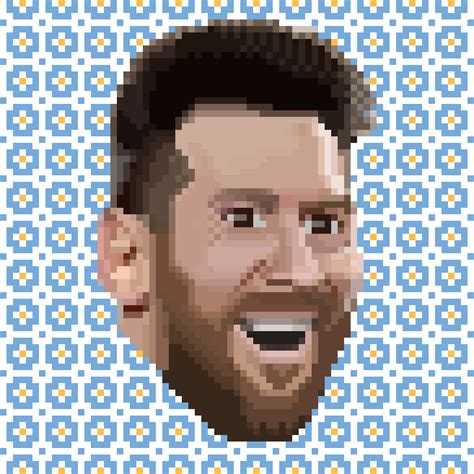 Pixel Messi R PixelArt