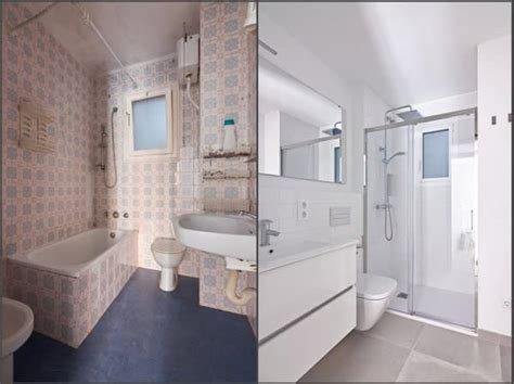 Rénovation salle de bain avant après Les 4 étapes