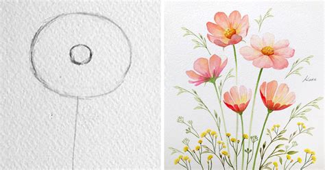 Korean Artist Uploads Step By Step Tutorials On How To Draw Beautiful
