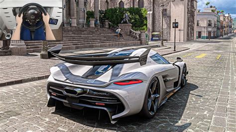 Koenigsegg Jesko Forza Horizon Steering Wheel Shifter Gameplay
