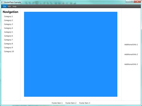 Just My 2 Cents About Java JavaFX 2 0 Layout Panes BorderPane