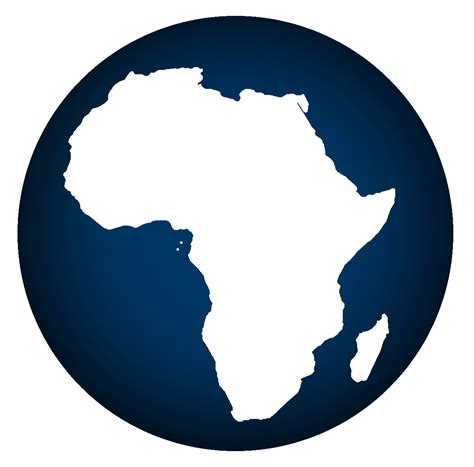 Silhouette Map Of Africa Clipart Nepal