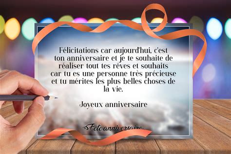 Textes anniversaire touchants des centaines d idées uniques et