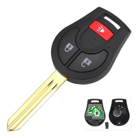 Chave Nissan March Versa Tiida Completa 3 Botões Alarme Parcelamento