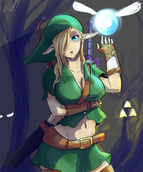 Female Link Legend Of Zelda By LukesChillArt666 On DeviantArt
