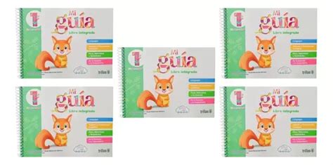 Pack Mi Guía 1 Preescolar Libro Integrado 5 Piezas Trillas Envío gratis