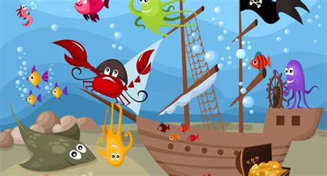 La Comptine Tout Au Fond De La Mer Les Poissons Sont Assis