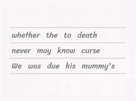 Modal Verbs Unjumble