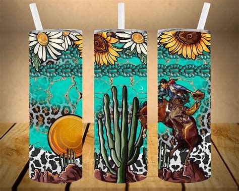 Western Tumbler Png 20oz Skinny Tumbler Sublimation Designs Country