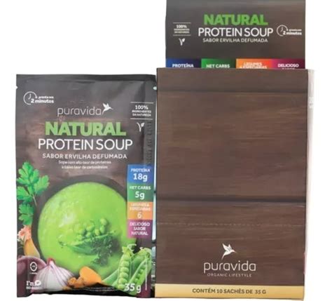 Kit 10 Sopa Pura Vida Natural Protein Ervilha Defumada MercadoLivre