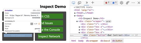 Analyze Pages Using The Inspect Tool Microsoft Edge Development