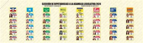 FOTOS Así serán las papeletas para las elecciones legislativas de 2024